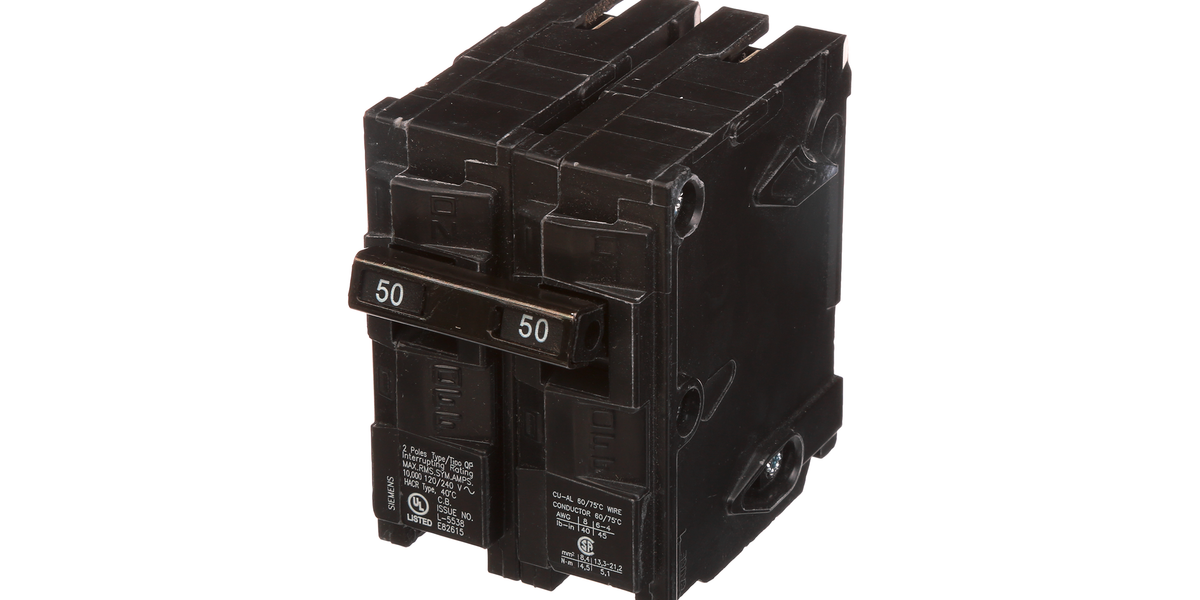 INTERRUPTOR TERMICO QP 2 POLOS X 50 AMPERES SIEMENS — Elektrocontrol