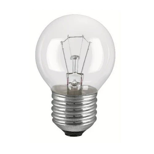 PACK DE 5 FOCOS ESFERA CLARO P45 25W 125V ENTRADA E26 OSRAM ...