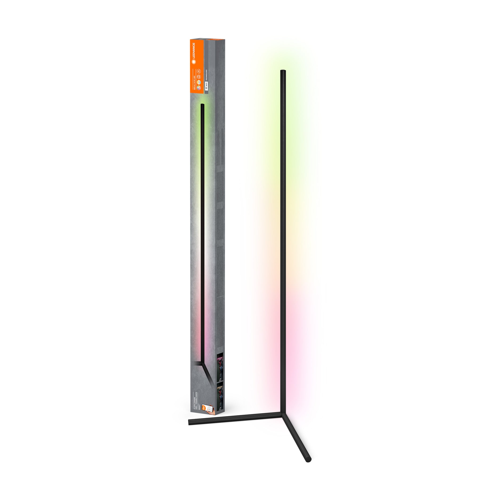 LUMINARIA SMART+ DE PISO FLOOR CORNER 14W/RGB LEDVANCE — Elektrocontrol